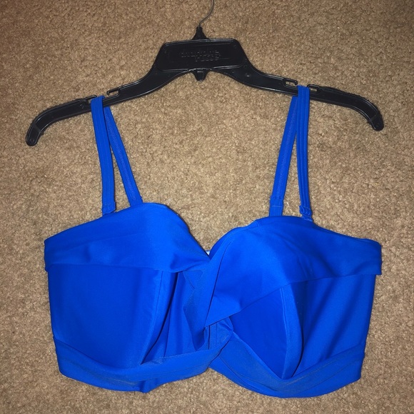 Swim | Bright Blue Swim Top | Poshmark